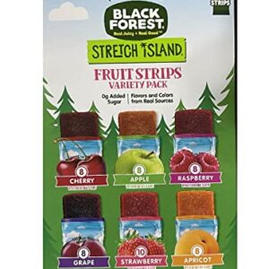 Stretch Island Fruit Leather Snacks Variety Pack, Cherry, Apple, Strawberry, Apricot, Grape, Raspberry, 0.5 Ounce No Added Sugar (Pack of 50) 24.7 Ounce