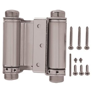 everbilt 3 in. satin nickel double-action spring hinge