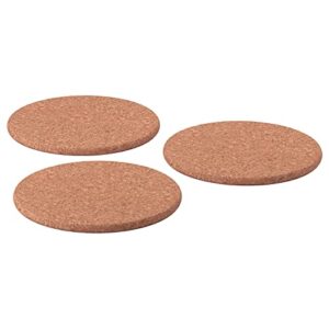 ikea 870.777.00 trivet cork, 7 inch , pack of 3