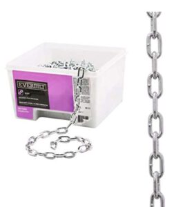 everbilt 1/4 in. x 70 ft. galvanized grade 30 proof coil chain