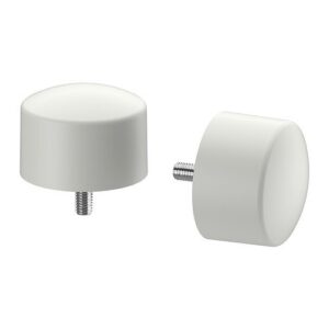 ikea raffig white – fits rÄcka and hugad curtain rod