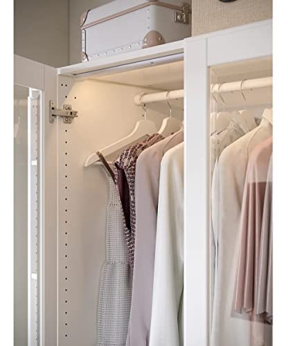 I-K-E-A KOMPLEMENT PAX Wardrobe Clothes Rail, White Closet Rod Hanging Storage Organizer 19 5/8 Inches