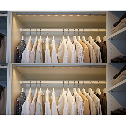 I-K-E-A KOMPLEMENT PAX Wardrobe Clothes Rail, White Closet Rod Hanging Storage Organizer 19 5/8 Inches