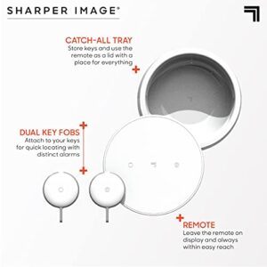 SHARPER IMAGE Auto Keyfinder Magnetic Smart Tracker and Storage, Find Lost Keys, Keychain Attachment