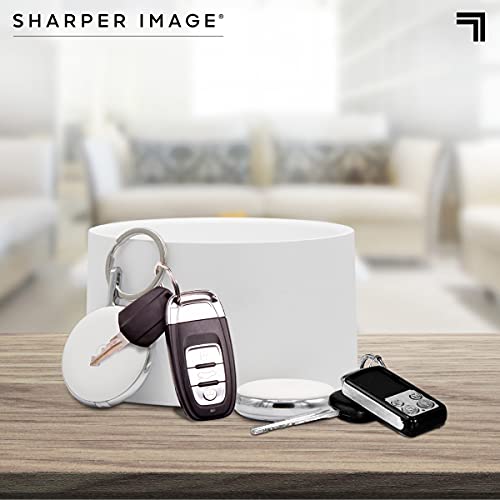 SHARPER IMAGE Auto Keyfinder Magnetic Smart Tracker and Storage, Find Lost Keys, Keychain Attachment