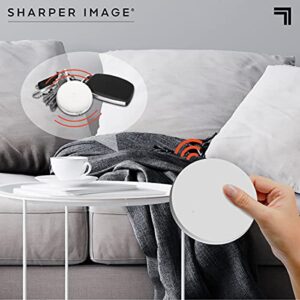 SHARPER IMAGE Auto Keyfinder Magnetic Smart Tracker and Storage, Find Lost Keys, Keychain Attachment