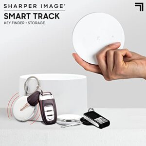 SHARPER IMAGE Auto Keyfinder Magnetic Smart Tracker and Storage, Find Lost Keys, Keychain Attachment