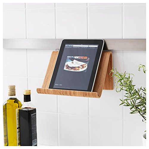 Ikea Comfortable and Adjustable Kitchen Cooking Tablet Stand (Bamboo)