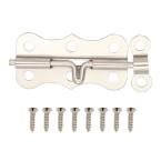 everbilt 1002316507 2-1/2 in. satin nickel decorative barrel bolt ea