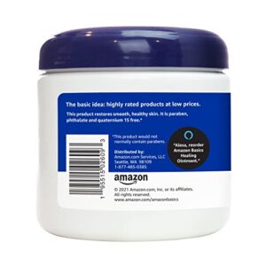 Amazon Basics Healing Ointment and Skin Protectant for Dry & Cracked Skin, Fragrance Free, 14 Ounce, Pack of 1