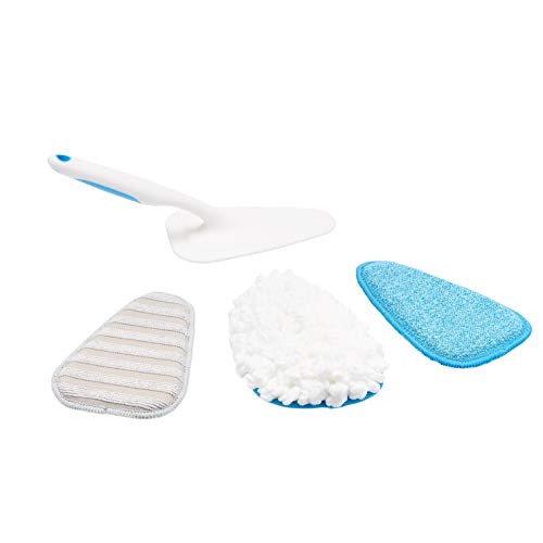 Amazon Basics Cleaning Duster - 5-Pack, Blue and White