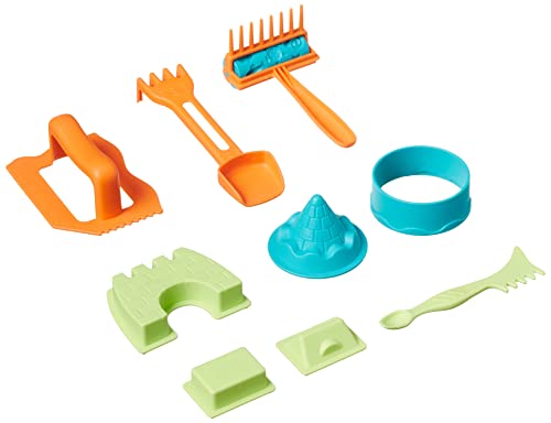 Amazon Basics Play Sand with Castle Molds, Natural Brown Color