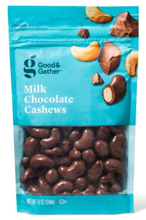 GG Milk Chocolate Cashews 12 Oz. Certified Kosher