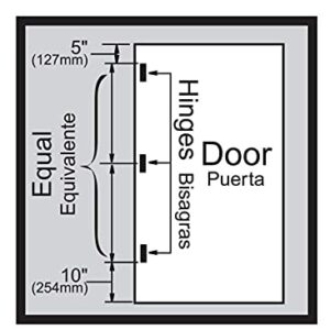 3-1/2 in. Matte Black Square Corner Smooth Action Hinge (3-Pack)