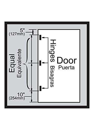 3-1/2 in. Matte Black Square Corner Smooth Action Hinge (3-Pack)