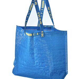 IKEA Frakta Medium Shopping Bags 4 Pack 10 Gal Blue Tote Multi Purpose Durable Material