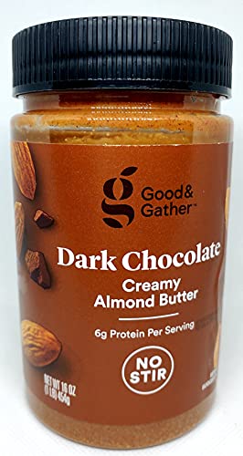 Good & Gather, Dark Chocolate Creamy Almond Butter, 1 LB (one pack)