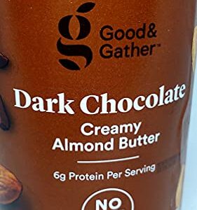 Good & Gather, Dark Chocolate Creamy Almond Butter, 1 LB (one pack)