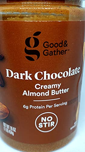 Good & Gather, Dark Chocolate Creamy Almond Butter, 1 LB (one pack)