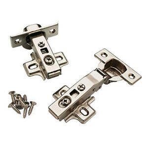 Everbilt 35 mm 110-Degree Full Overlay Soft Close Cabinet Hinge (1-Pair)