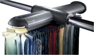 sharper image powertie motorized tie rack (si708gry)