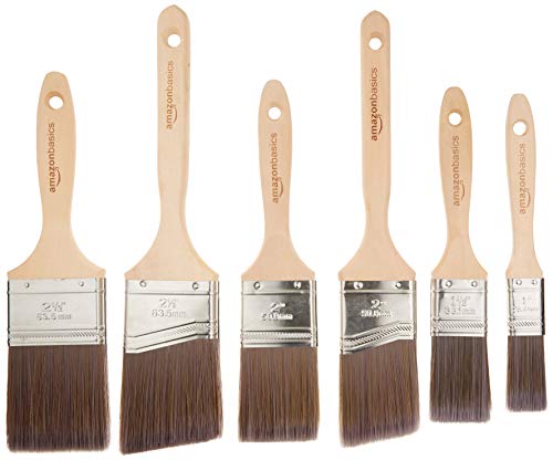 Amazon Basics Master Pro Paint Brush Set - 6 brushes