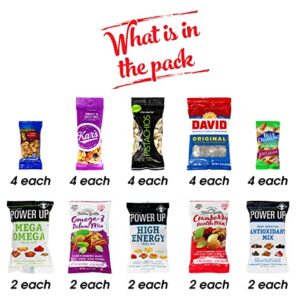 30 Packets of Delicious & Healthy Mixed Nuts | Trail Mix and Nuts Snack Variety Pack - Snacks | 30 Single Serve Individual Packs of Different Nuts | Niro Assortment