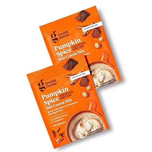 Good & Gather Pumpkin Spice Hot Cocoa Mix! Pumpkin Spice Flavored Hot Cocoa! Made With Premium Cocoa For A Rich And Satisfying Taste! Choose Your Flavor! (2 Pack Pumpkin Spice)