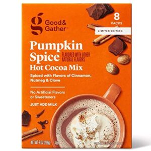 Good & Gather Pumpkin Spice Hot Cocoa Mix! Pumpkin Spice Flavored Hot Cocoa! Made With Premium Cocoa For A Rich And Satisfying Taste! Choose Your Flavor! (2 Pack Pumpkin Spice)