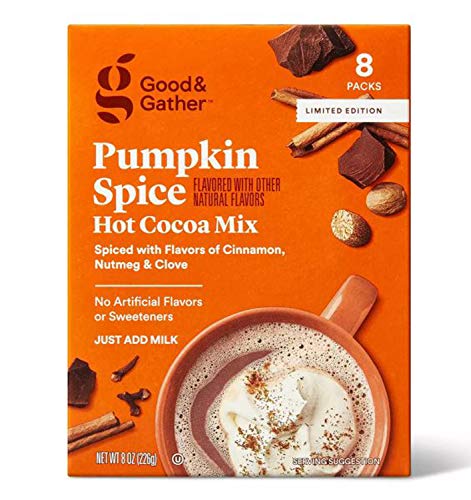 Good & Gather Pumpkin Spice Hot Cocoa Mix! Pumpkin Spice Flavored Hot Cocoa! Made With Premium Cocoa For A Rich And Satisfying Taste! Choose Your Flavor! (2 Pack Pumpkin Spice)