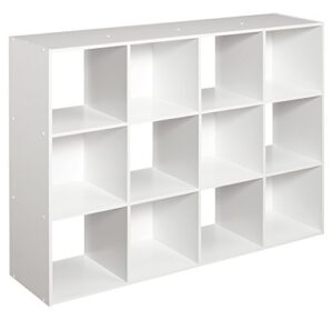 closetmaid 1290 cubeicals organizer, 12-cube, white