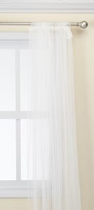 ikea lill sheer curtains 4 panels 98 x 110 (2 curtain pairs, white)