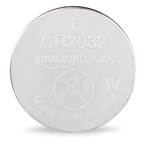 Amazon Basics 4 Pack CR2032 3 Volt Lithium Coin Cell Battery