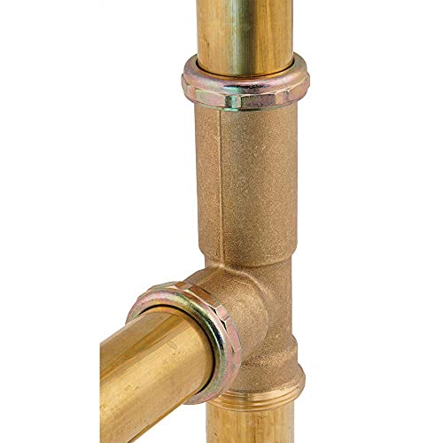 Everbilt WO-5-CR-TC Twist and Close 1-1/2" 20 Gauge Brass Pipe Bath Drain Chrome