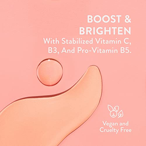 Native Brightening Facial Serum, Hydrating Serum with Vitamin C and Niacinamide, Vitamin B3, Revitalize and Repair Your Skin, Fragrance-Free, 30ml, 1 fl oz