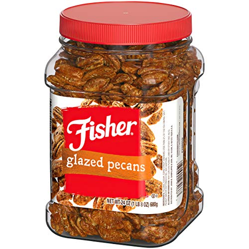 Fisher Snack Glazed Pecans, 24 Ounces, Made with Whole Mammoth Pecans