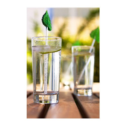 IKEA - GODIS Glass, clear glass 14oz 6 pack