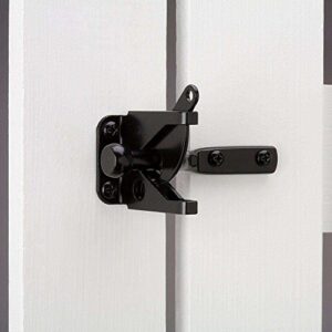 Everbilt Black Decorative Gate Hinge and Latch Set hardware parts (Black)