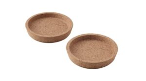 ikea 365+ cork coasters, 2 pack brown