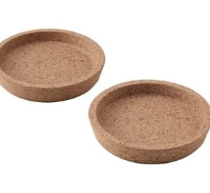 Ikea 365+ Cork Coasters, 2 Pack Brown