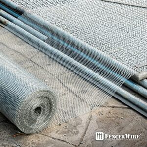 Fencer Wire 23 Gauge Galvanized Hardware Cloth with Mesh Size 1/4" x 1/4" (2 ft. x 50 ft.)