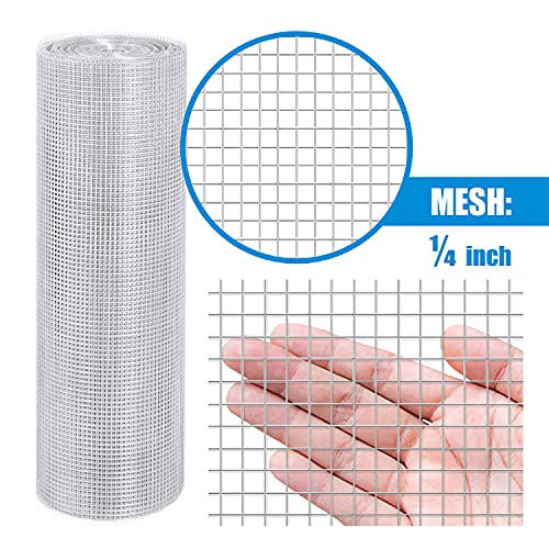 Fencer Wire 23 Gauge Galvanized Hardware Cloth with Mesh Size 1/4" x 1/4" (2 ft. x 50 ft.)