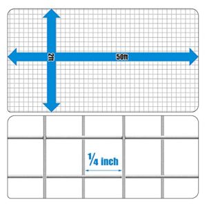 Fencer Wire 23 Gauge Galvanized Hardware Cloth with Mesh Size 1/4" x 1/4" (2 ft. x 50 ft.)