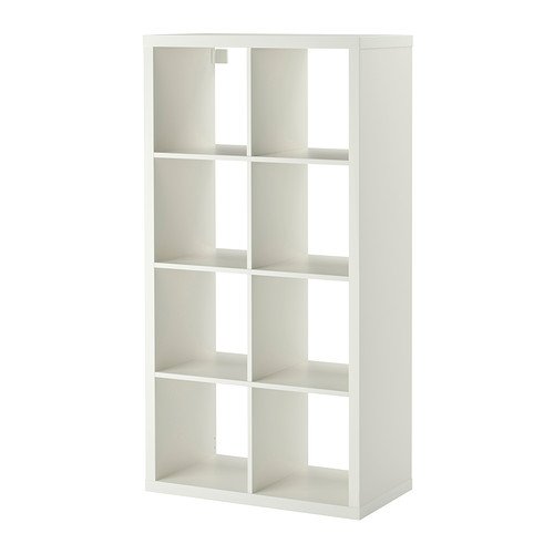 IKEA Kallax 8 shleves Bookcase Room Divider Cube 802.Display , White