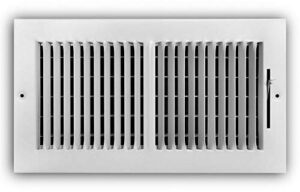 everbilt 12 in. x 6 in. 2-way wall ceiling opening register room airflow damper