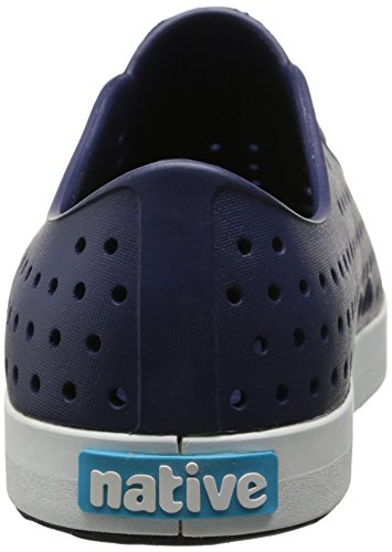 Native Shoes, Jefferson, Lightweight Sneaker for Adults, Regatta Blue/Shell White, 7 M US Women/5 M US Men