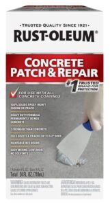 rust-oleum 301012 concrete patch & repair, 24 oz, gray