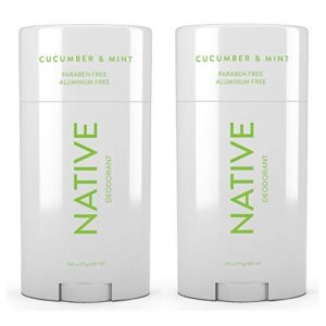 native deodorant cucumber & mint 2.65oz (2 pack)