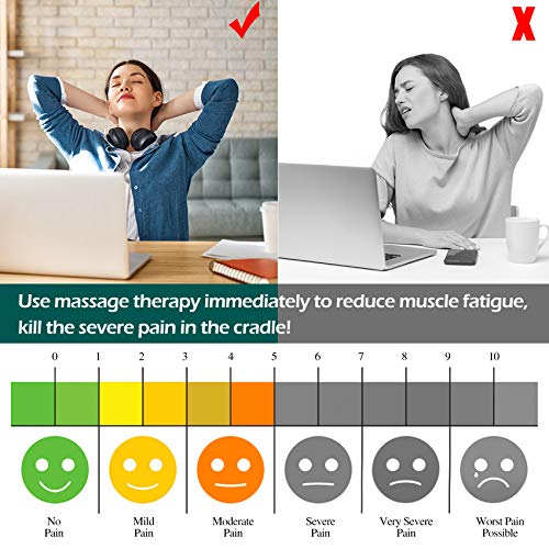 Massagers for Neck and Back Pain Relief,Great Gifts for Women/Men/Dad/Mom Birthday,Shiatsu Shoulder Foot Massager with Heat,Deep Tissue Massage Pillow for Body Muscle Kneading