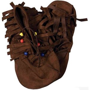 forum novelties child’s native american/hippie novelty moccasins